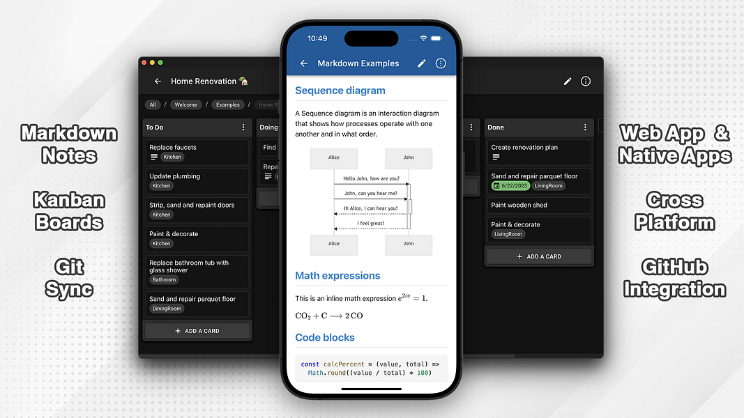 NotesHub: Markdown-based note-taking app with git sync & | BetaList