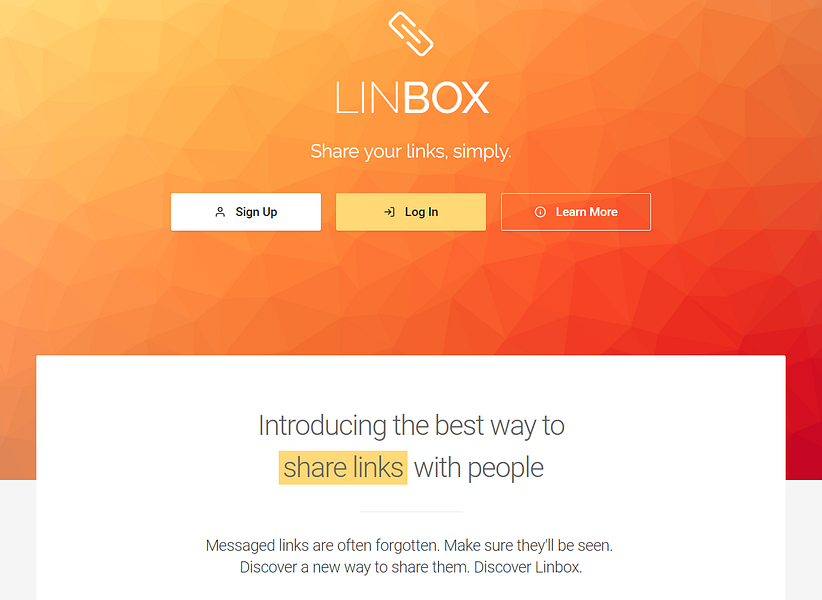 Linbox: Share your links, privately, quietly, simply | BetaList