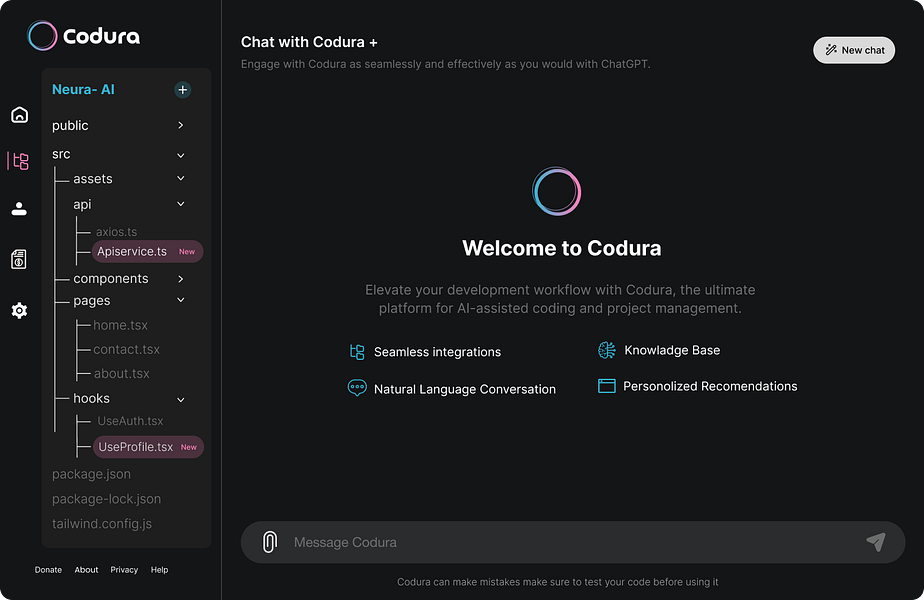 Codura: Upload Your Codebase Once, Get Straight to Coding | BetaList