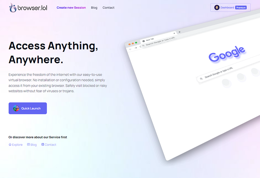 Browser.lol: A virtual Environment within your Browser to | BetaList