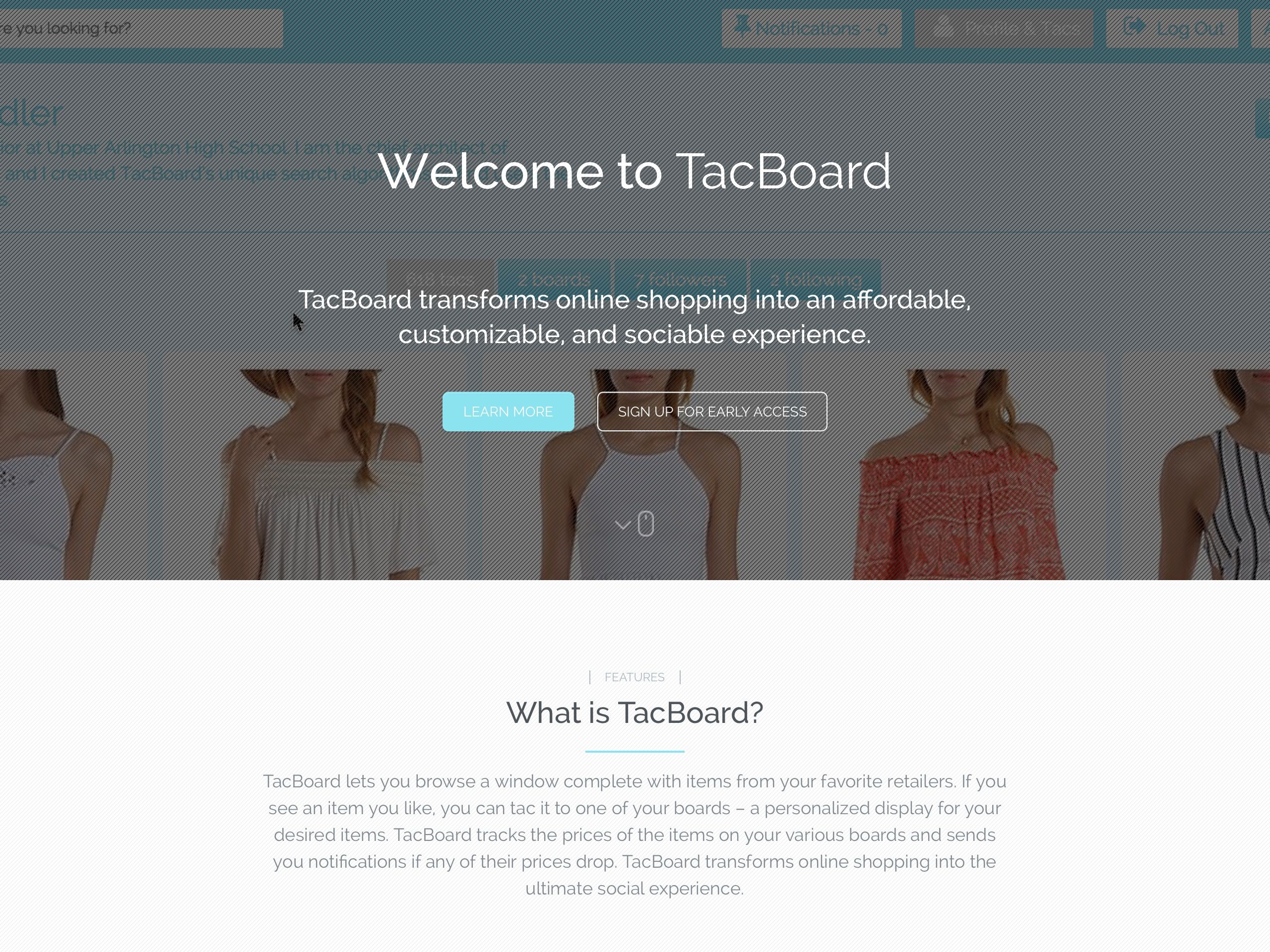 TacBoard: Discover your style at your price | BetaList