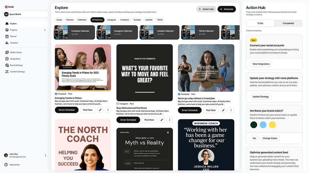 Munch Studio: Social Media Done For You | BetaList