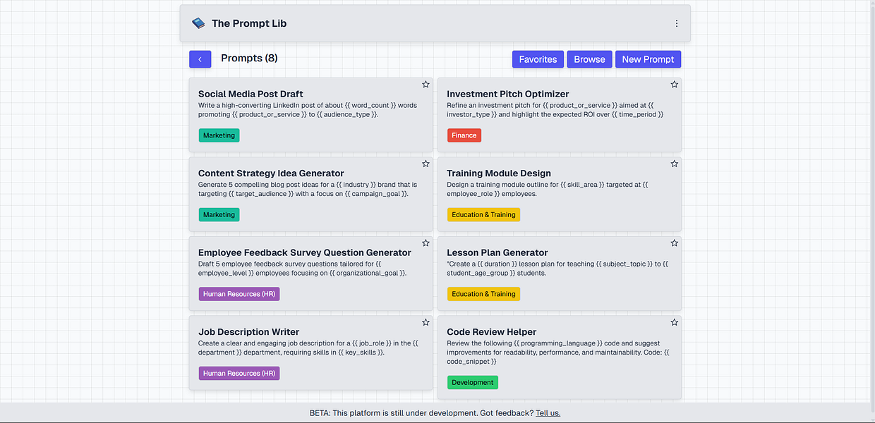 The Prompt Lib: Keep Every Client’s Brand Voice Consistent, | BetaList