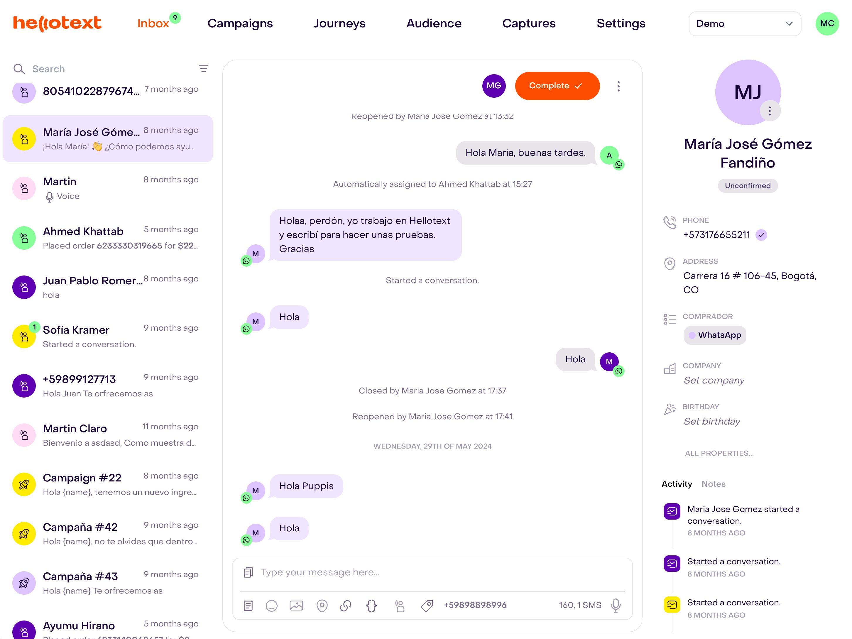 Hellotext: The Ultimate SMS & WhatsApp CRM for eCommerce & | BetaList