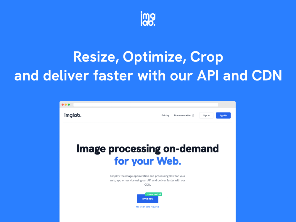 imglab: Image processing and optimization on-demand | BetaList