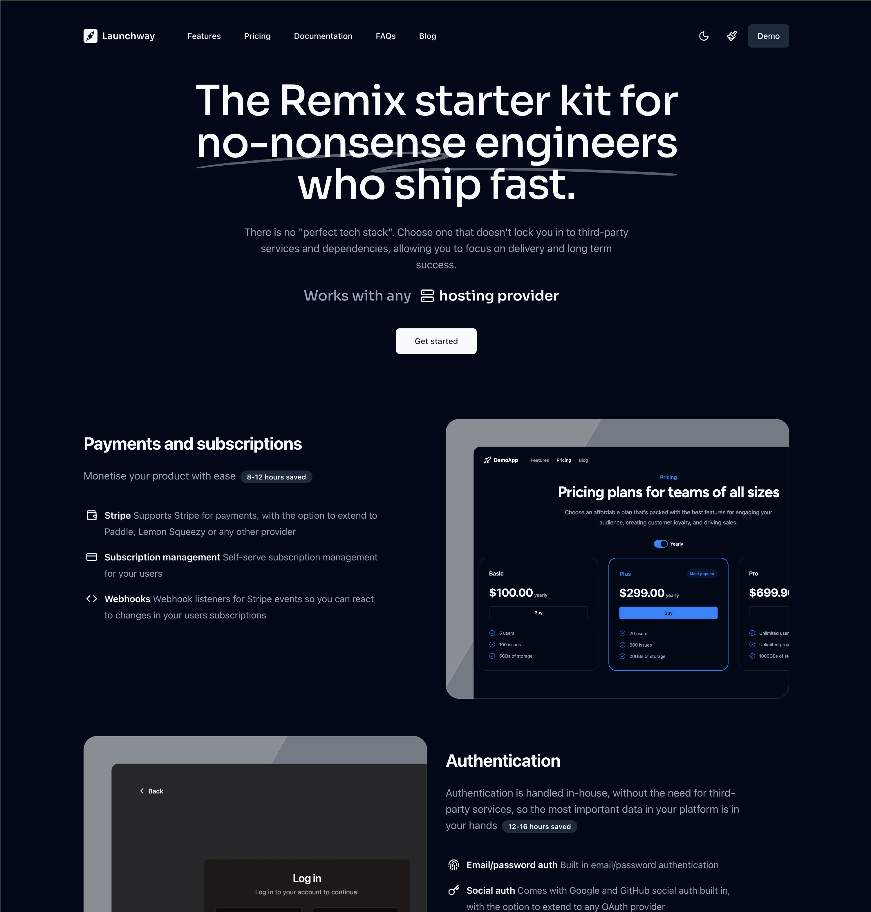 Launchway: A Remix starter kit with auth, payments, and | BetaList