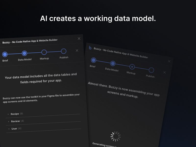 Buzzy AI: Turn an idea into a stunning app, Without code, | BetaList