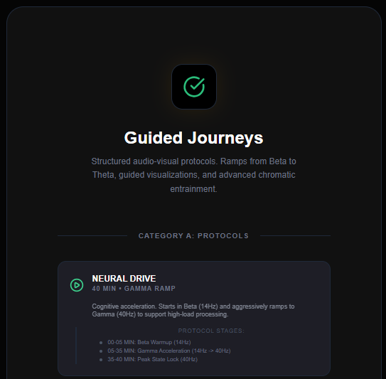 PHANTAS: Lossless audio-visual flow state engine for deep | BetaList