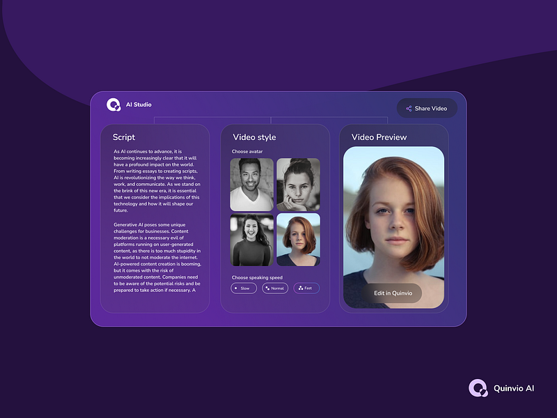 Quinvio AI: Create presentation videos quickly with AI | BetaList Quinvio AI: Create presentation videos quickly with AI | BetaList
