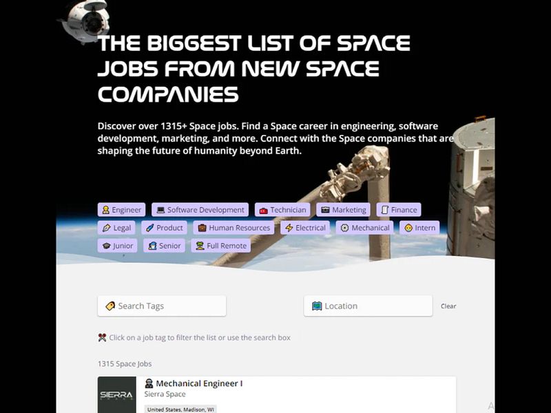 Rocket Crew: The biggest list of Space industry jobs | BetaList