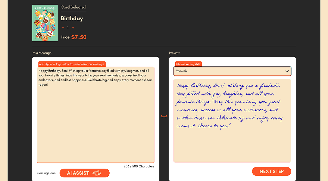 PEN&CARDS: Personalized, handwritten notes using robotic | BetaList