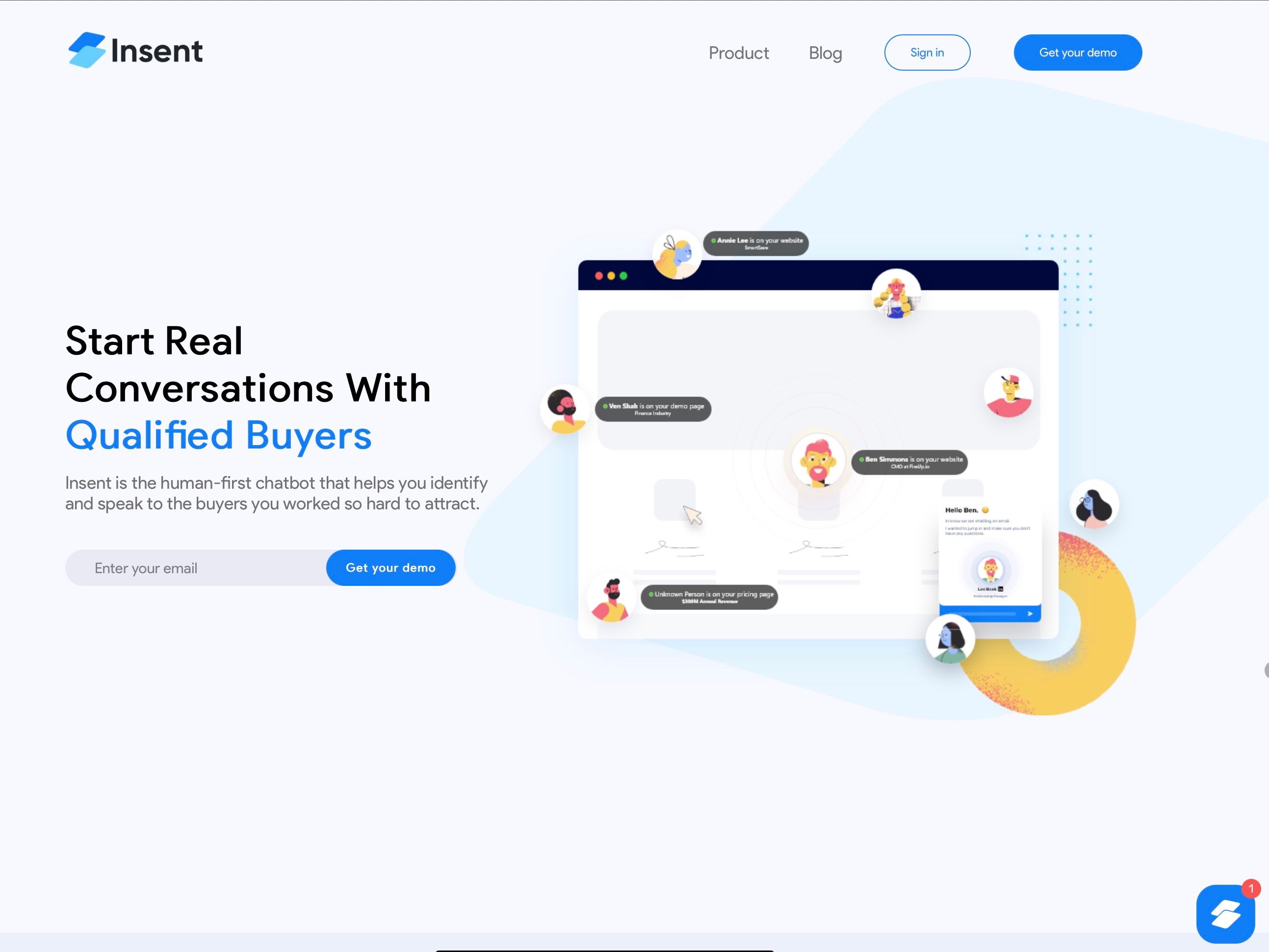 Insent: Human-First B2B conversational marketing platform | BetaList