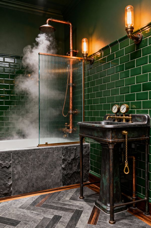 Room AI – Steampunk Bathroom Design Ideas