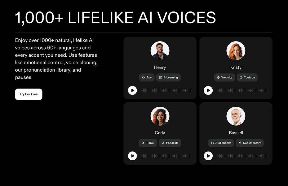 Speechify Studio: Create AI voice-overs for videos, ads, | BetaList