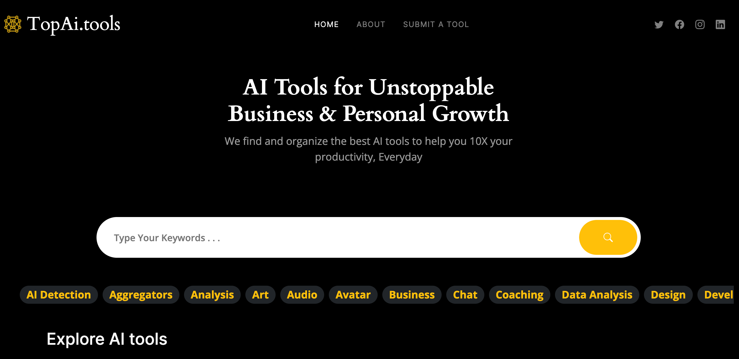 topAi.tools: Discover AI tools everyday and 10X your | BetaList