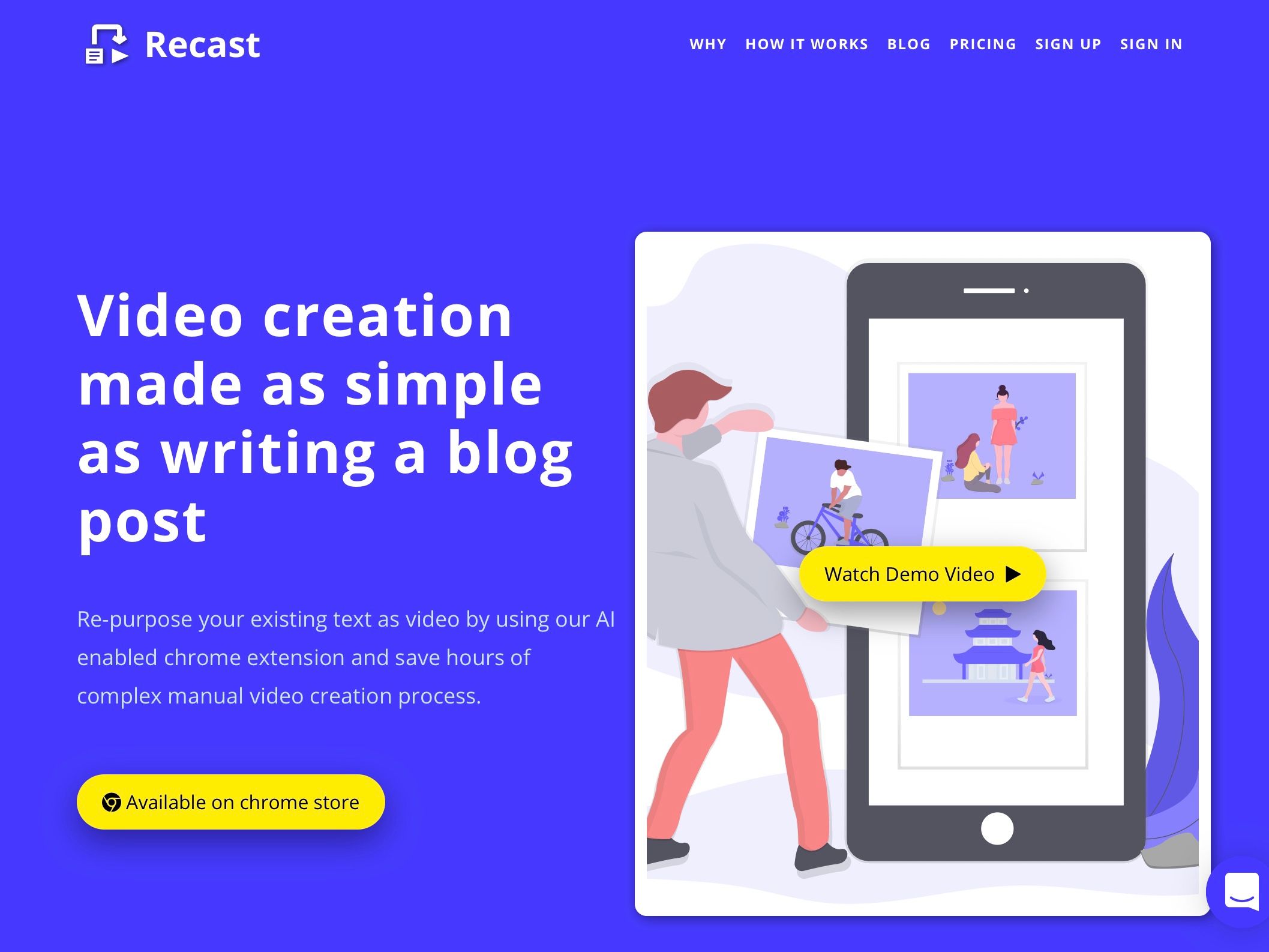 Recast Studio: Video creation made as simple as writing a | BetaList