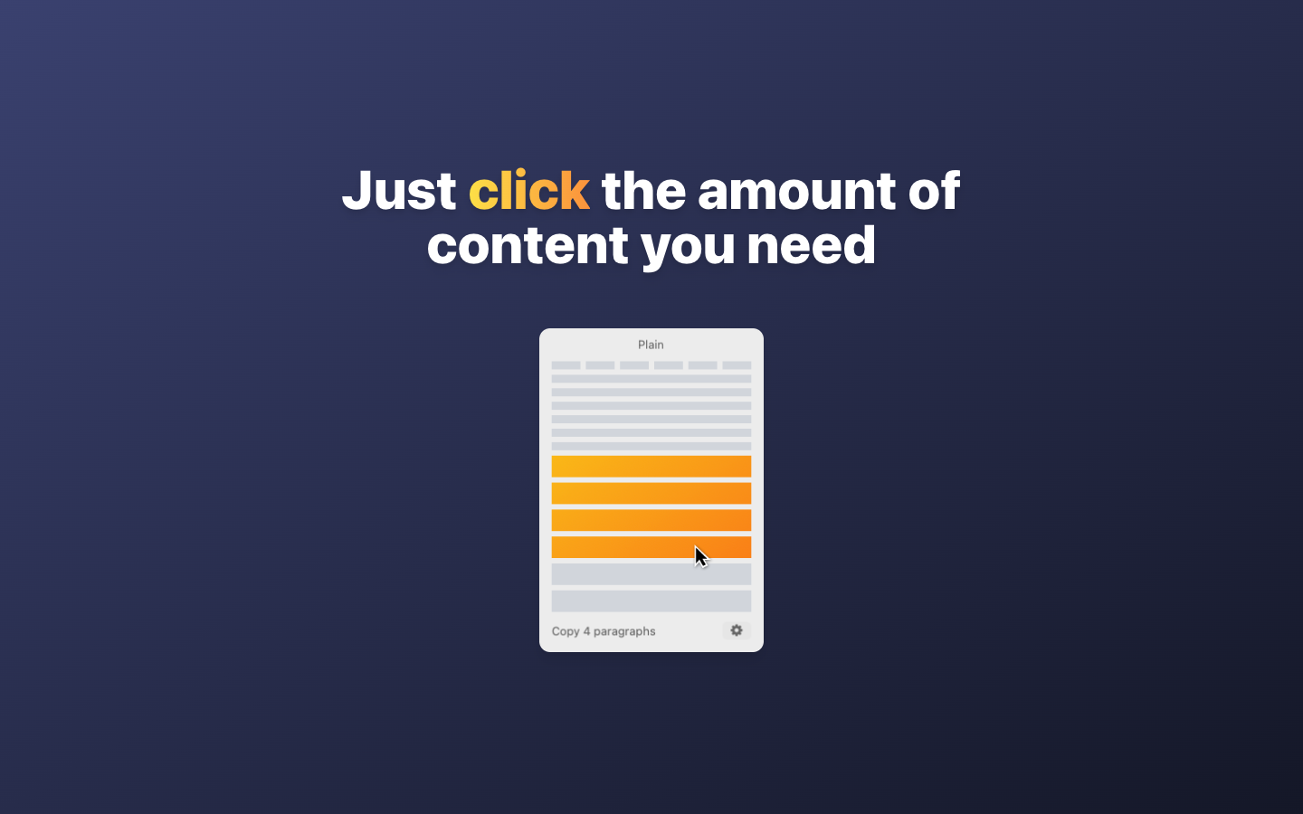 GetIpsum: Placeholder text generator for digital creatives | BetaList