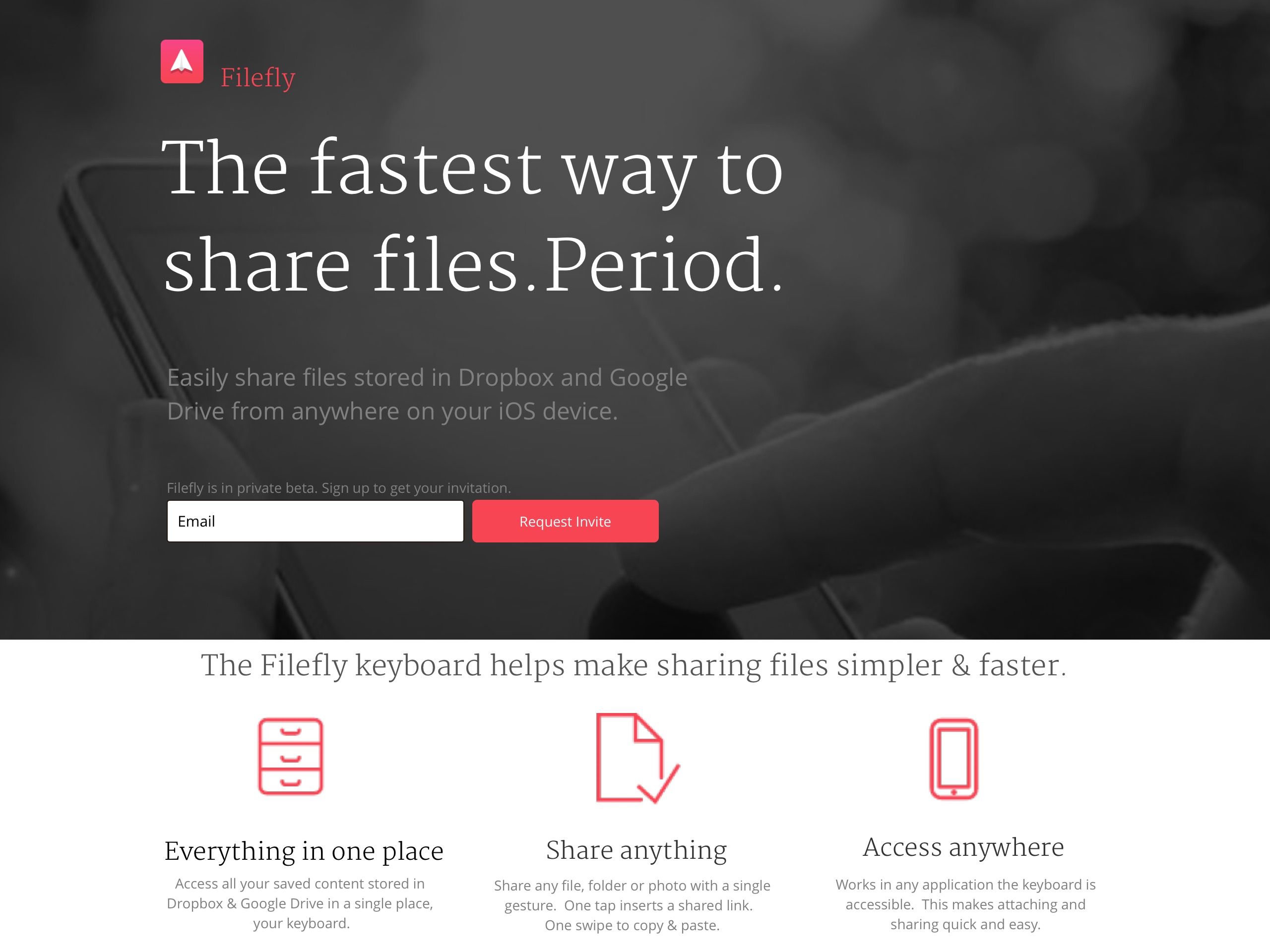 Filefly: A faster way to share files on your mobile device | BetaList