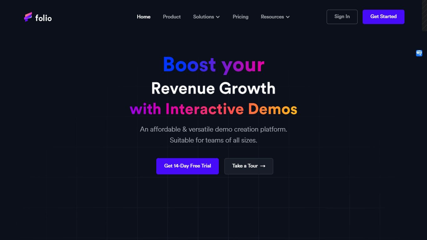 Folio: An affordable & versatile demo creation platform | BetaList