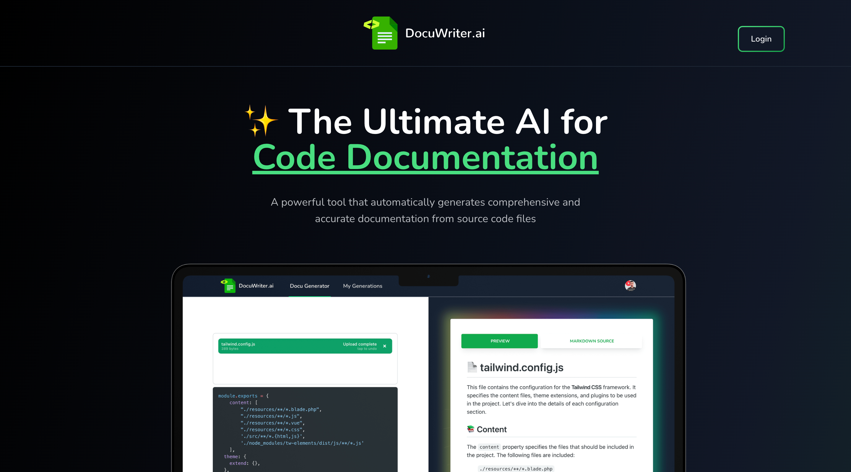 DocuWriter.ai: The Ultimate AI for Code Documentation | BetaList
