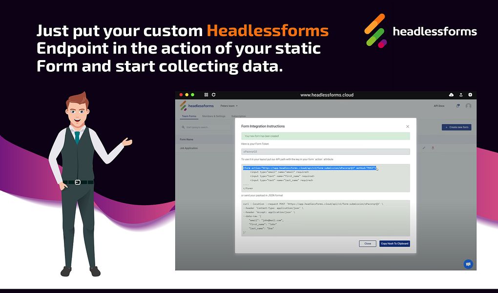Headlessforms - Form Backend: Build high-quality HTML forms | BetaList