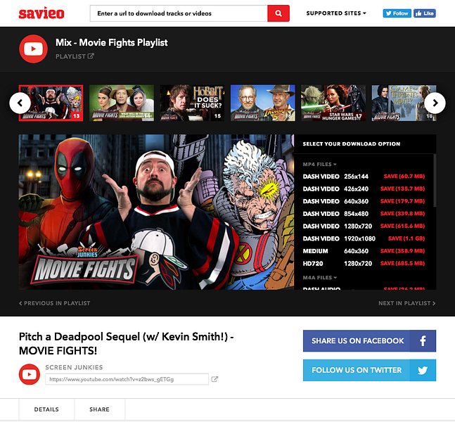 Savieo: A free and easy to use video download app | BetaList