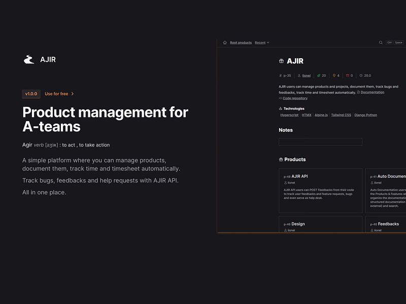 AJIR: Product management for A-teams | BetaList