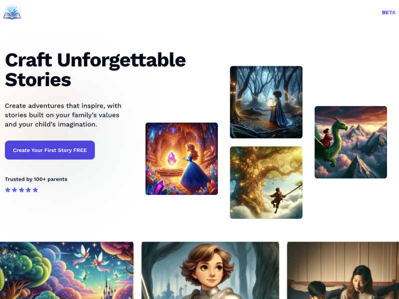 Story Craftr: Custom bedtime stories in minutes with AI | BetaList