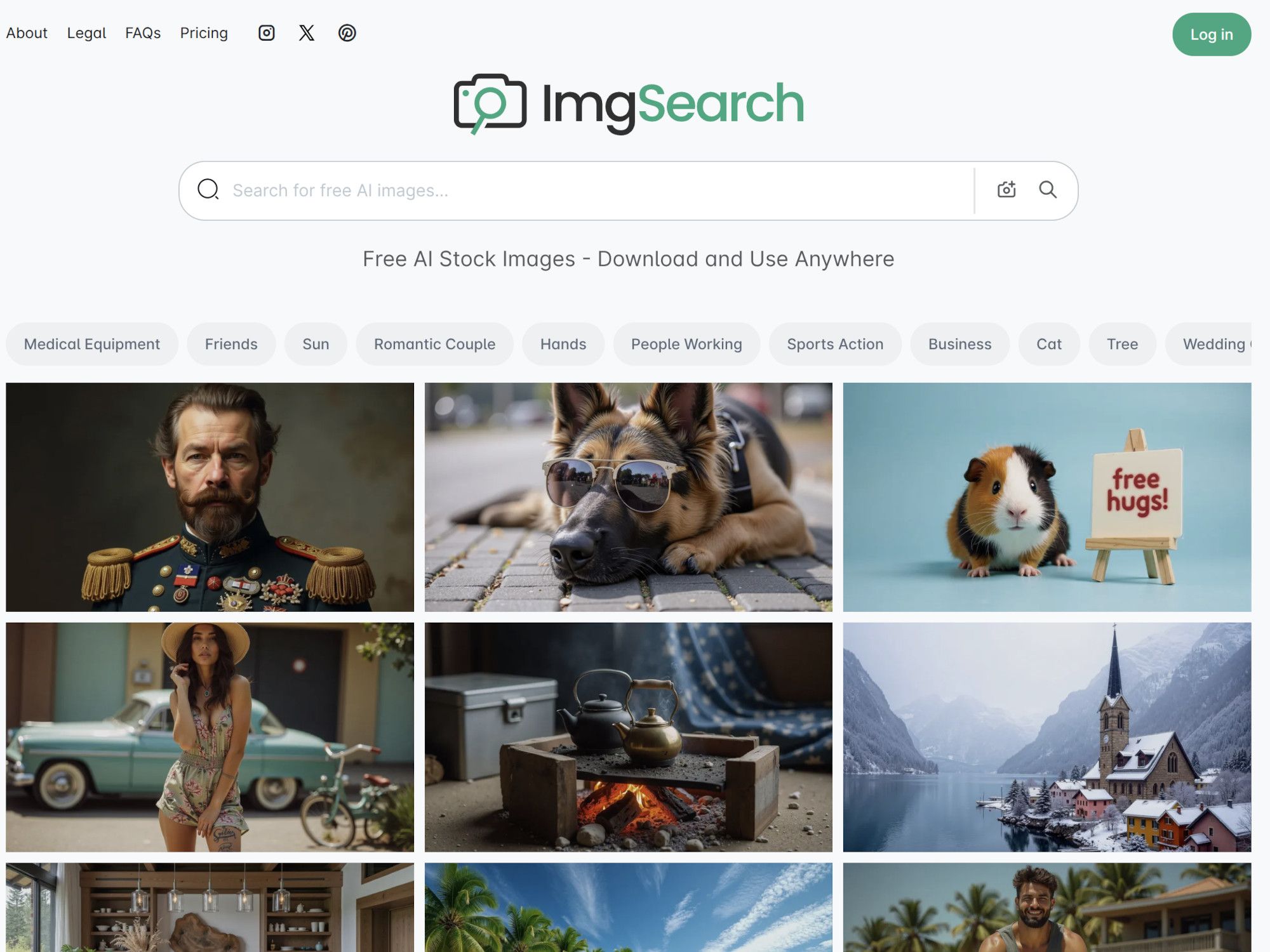 ImgSearch: Search engine for premium AI-generated images | BetaList