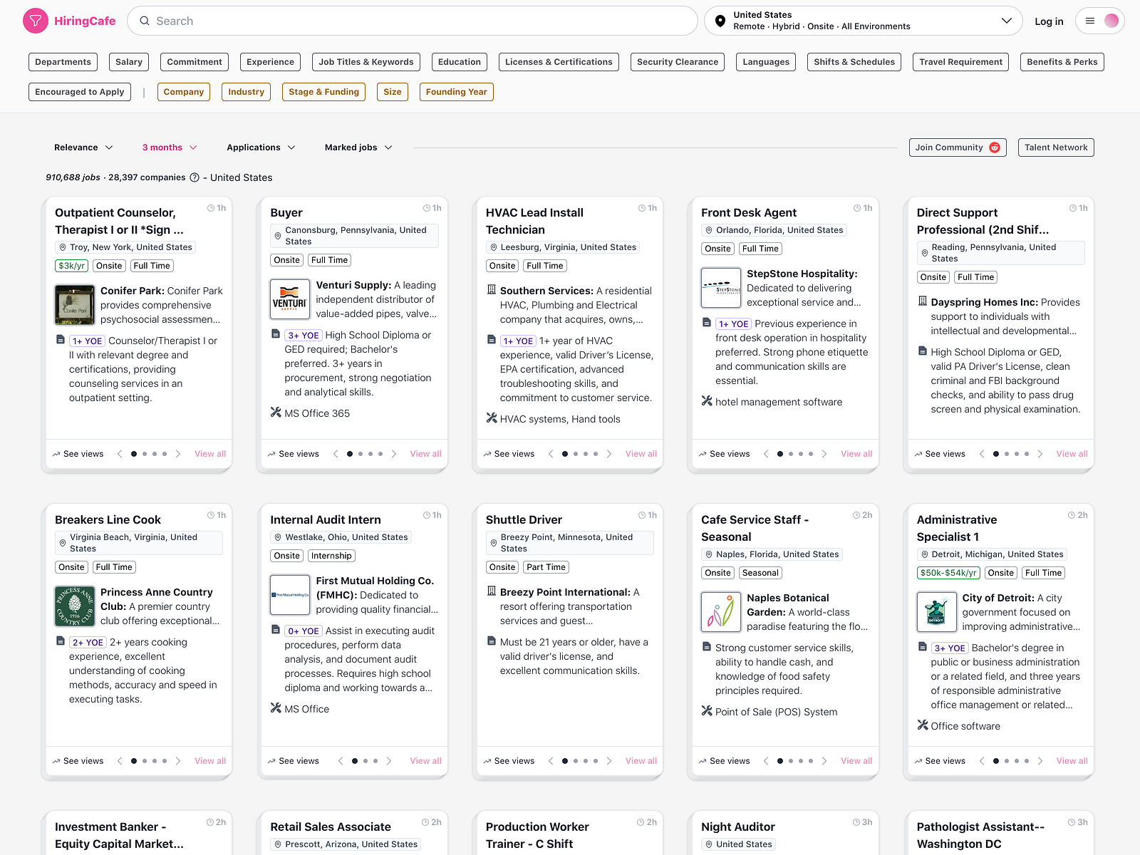 HiringCafe - Job Board Review – Startup Jobs