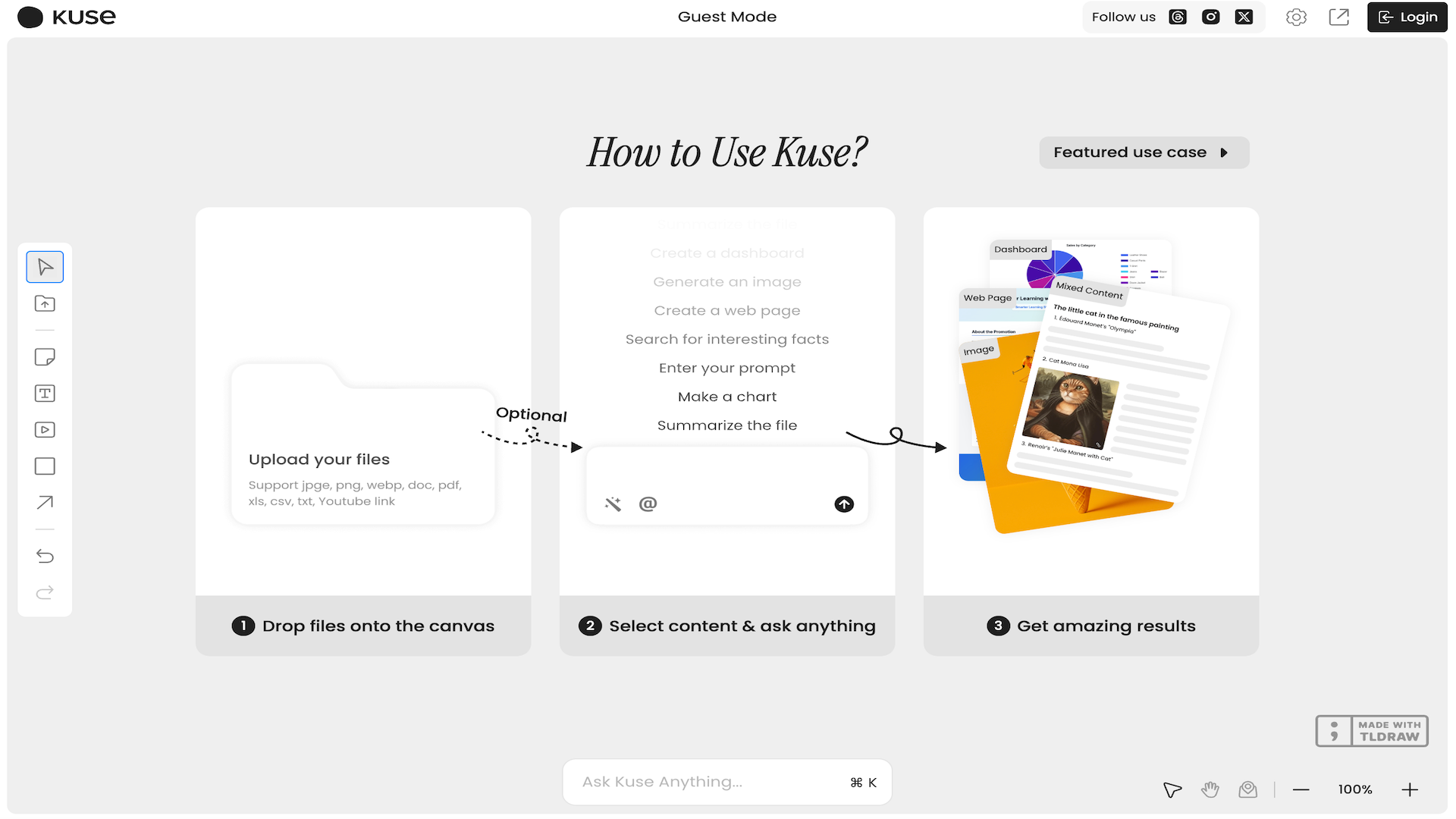 Kuse: Turns messy inputs into structured deliverables | BetaList