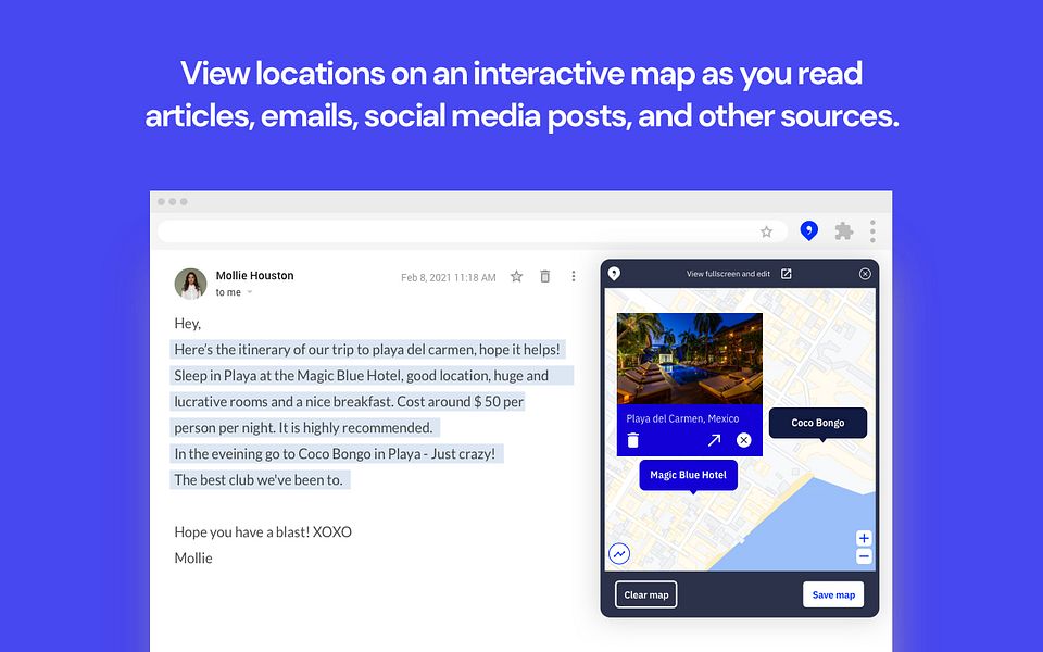 textomap: Turn text into maps in seconds | BetaList