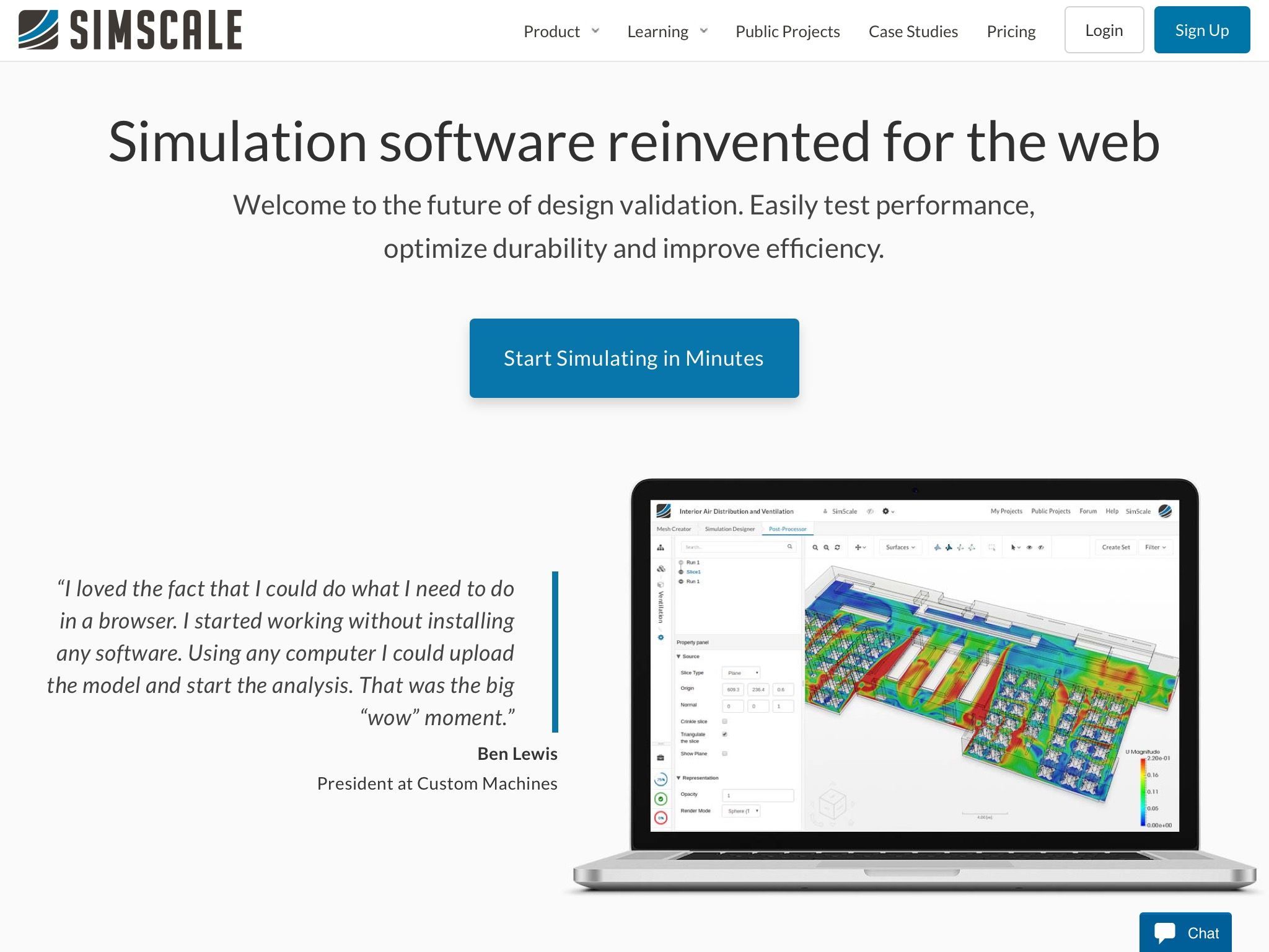 SimScale: Simulation software reinvented for the web | BetaList