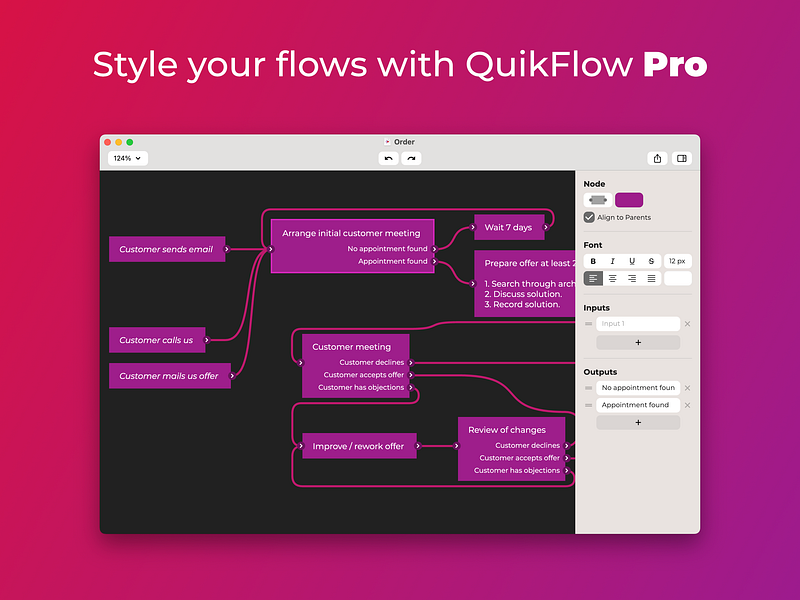 QuikFlow: Create flowcharts with a mindmapping workflow | BetaList
