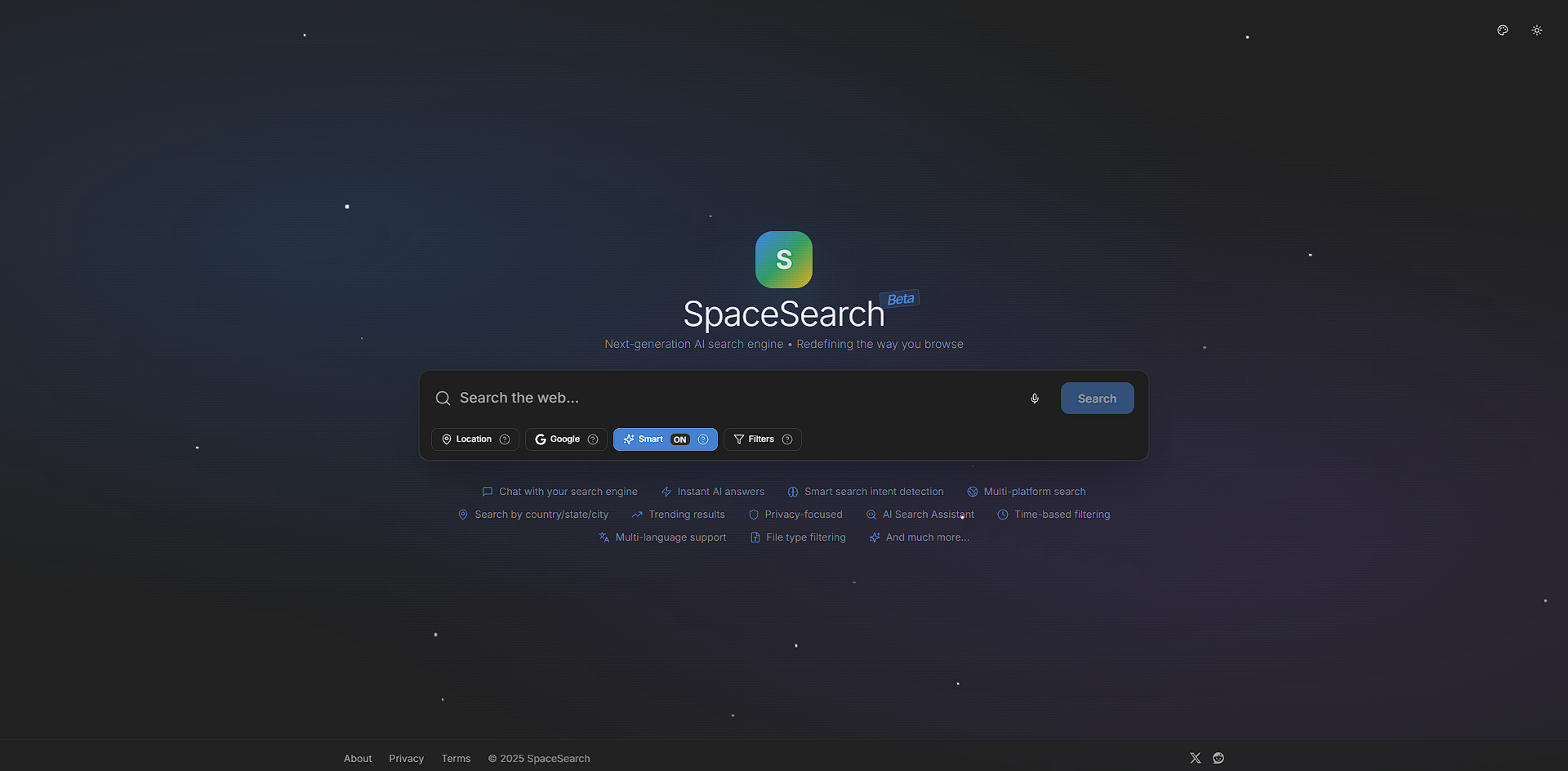 SpaceSearch: AI search engine | BetaList