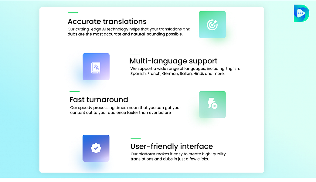 Dubly.io: Video translator and dubber | BetaList