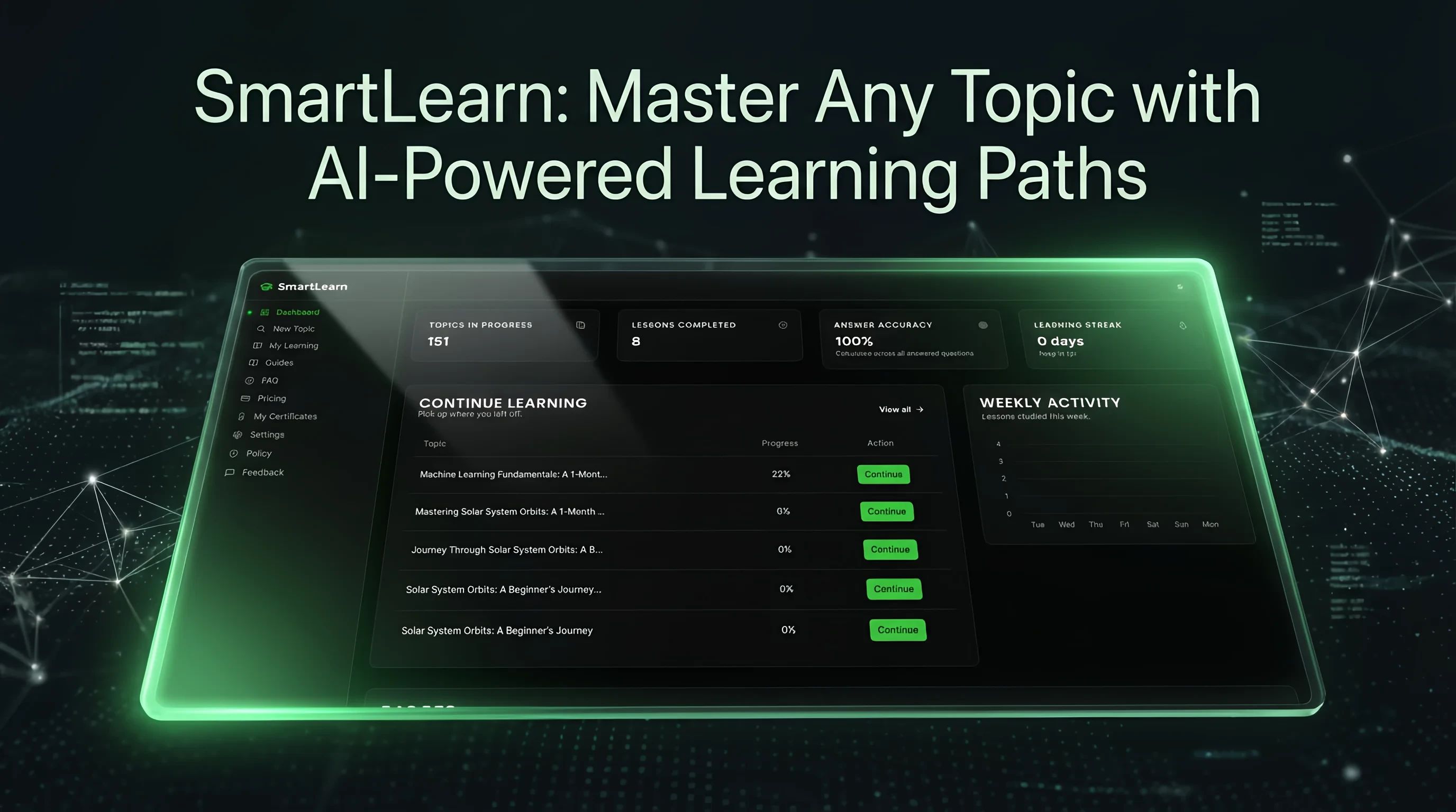 SmartLearn: Generate structured educational roadmaps | BetaList