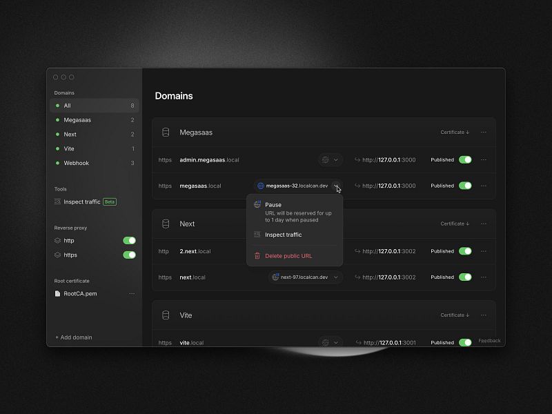 LocalCan™: Develop your apps with Local domains and Public | BetaList