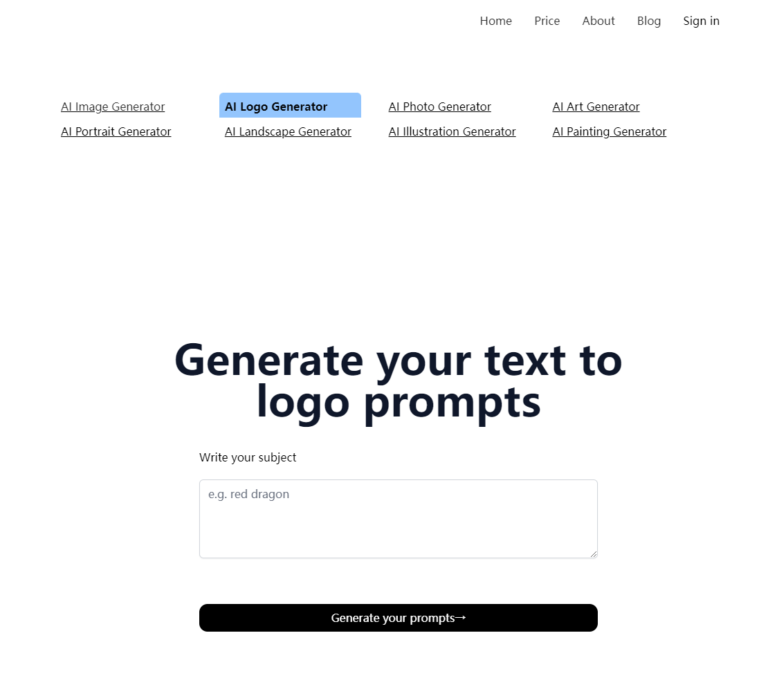AI Prompt Generator: Text prompts generated by AI to | BetaList