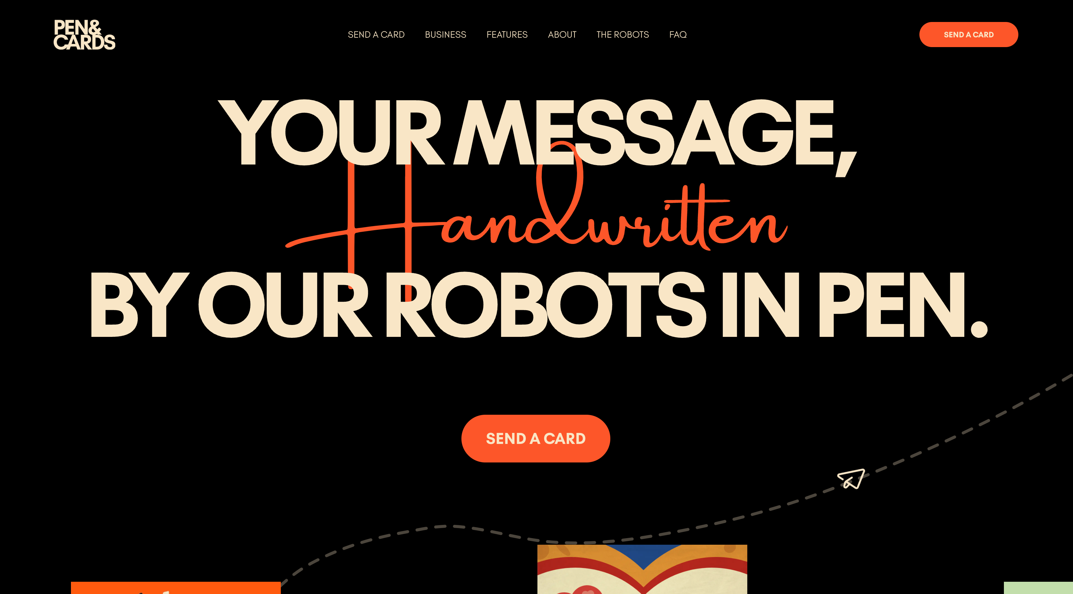 PEN&CARDS: Personalized, handwritten notes using robotic | BetaList