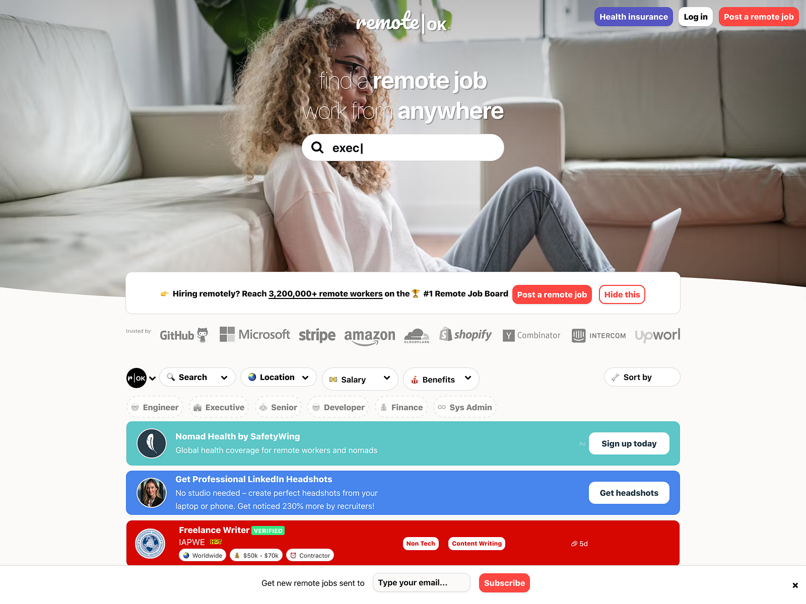 Remote OK - Job Board Review – Startup Jobs