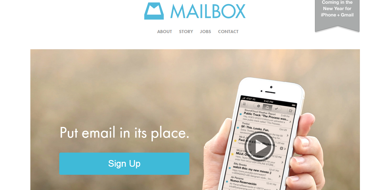 Mailbox: Put emails in its place | BetaList