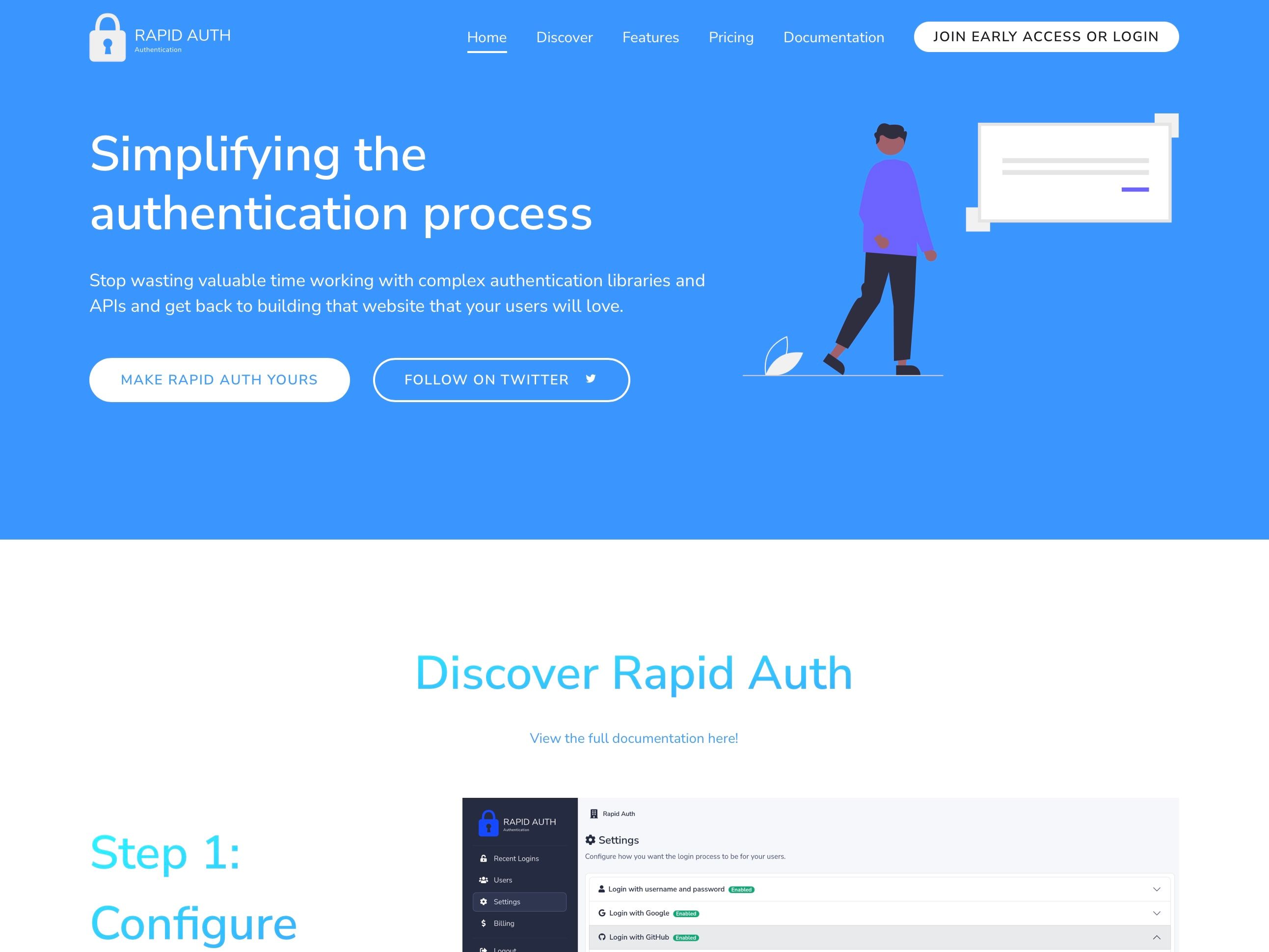 Rapid Auth: Simple website authentication | BetaList