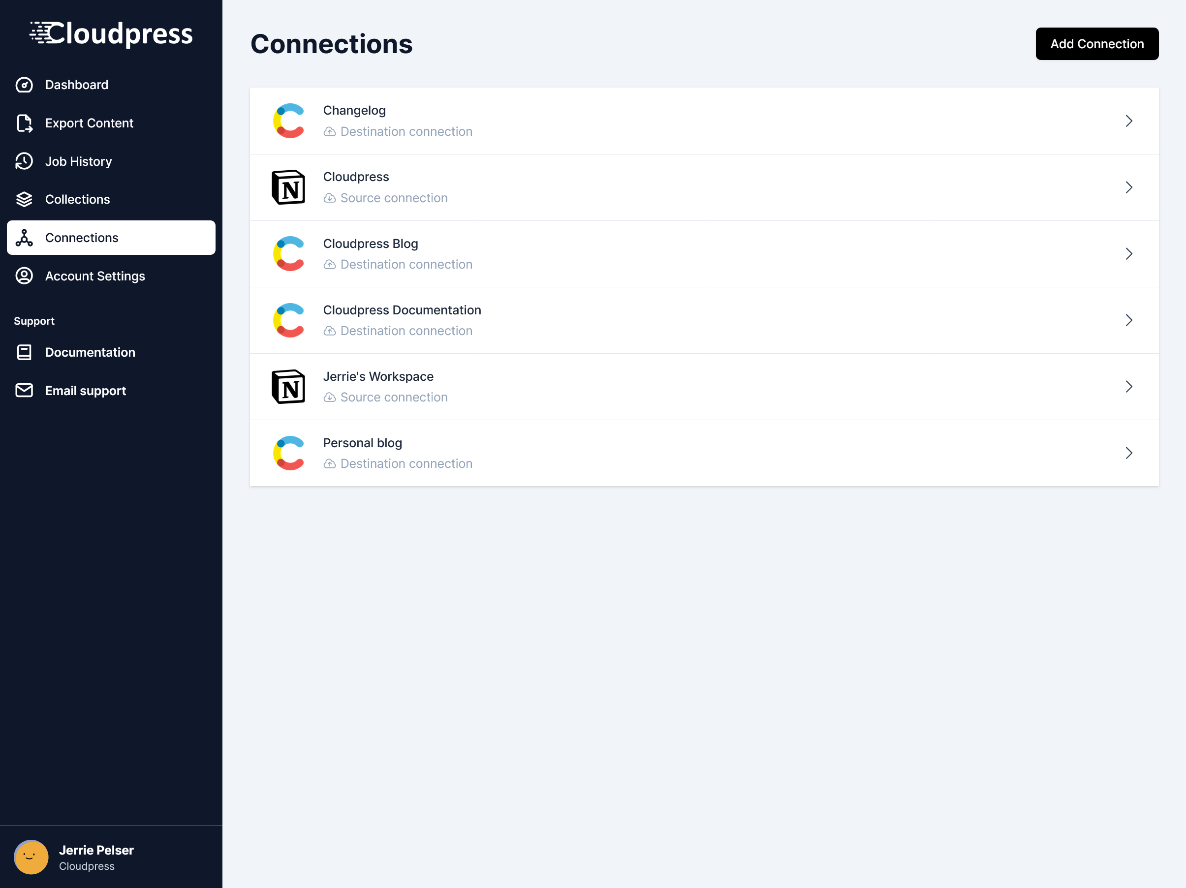 Cloudpress: Export from Google Docs and Notion to your CMS | BetaList