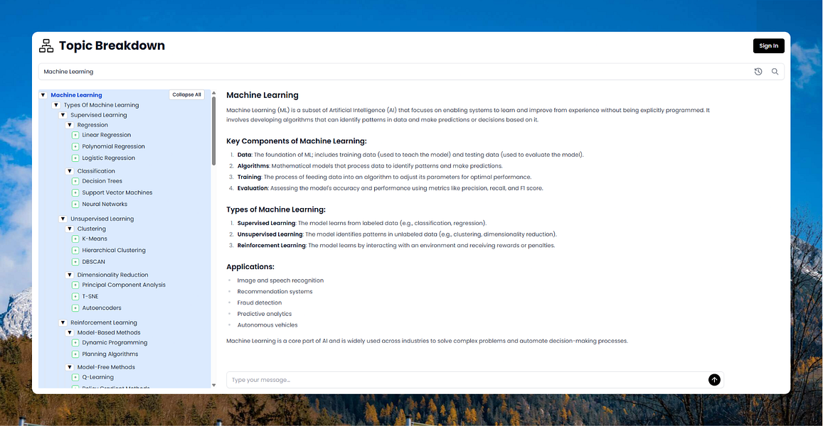 Topic Breakdown: Break down complex topics into visually | BetaList