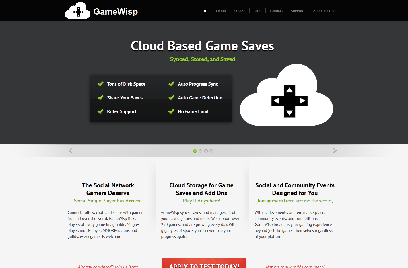 GameWisp: Dropbox for PC Games Saves | BetaList