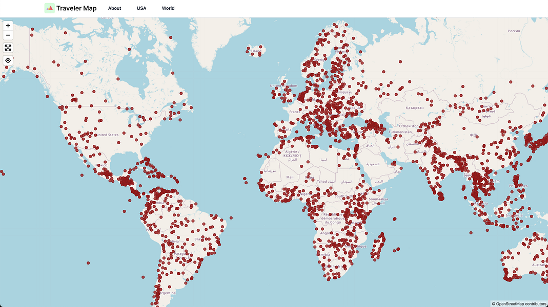 Traveler Map: Explore national parks around the world on | BetaList