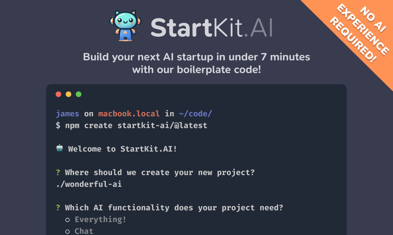 StartKit.AI: The Best Boilerplate to Build your AI SaaS | BetaList