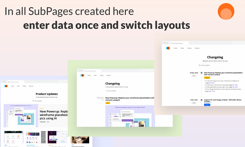 SubPage.app: Easiest way to build your website's sub-pages | BetaList