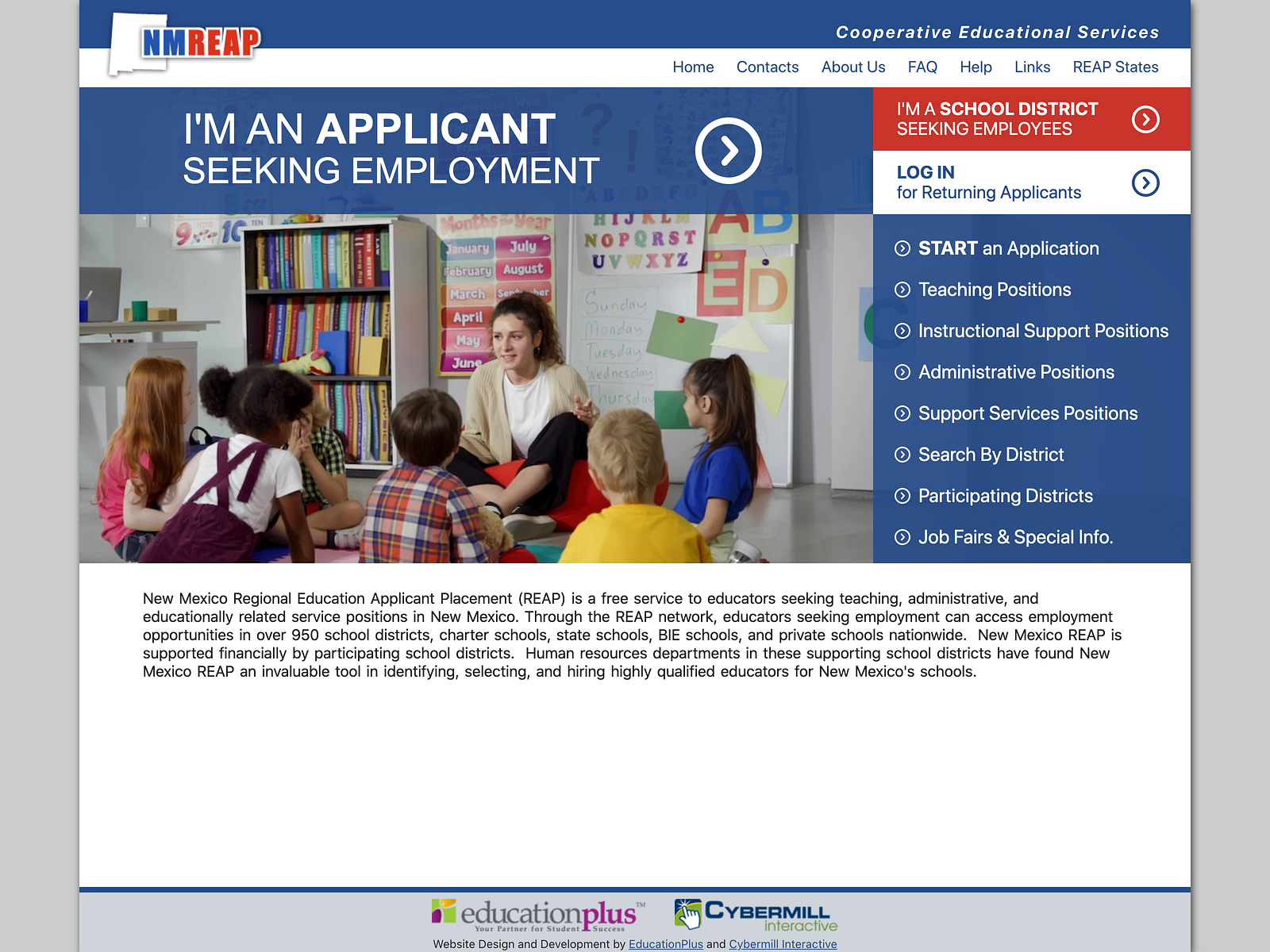 New Mexico Regional Education Applicant Placement – Startup Jobs